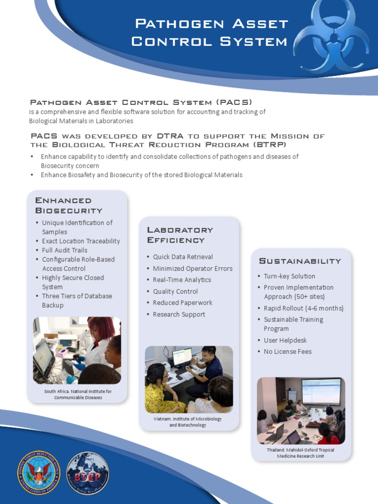 Pathogen Asset Control System (PACS) | PDF | Information Science | Computing
