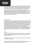 Dedication Example in Research Paper | PDF