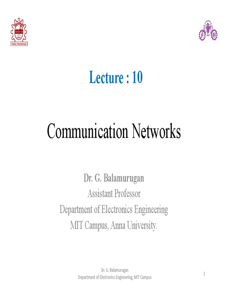 Communication Networks Lecture 10 Hdlc Read Only Pdf Electronics Networking Standards