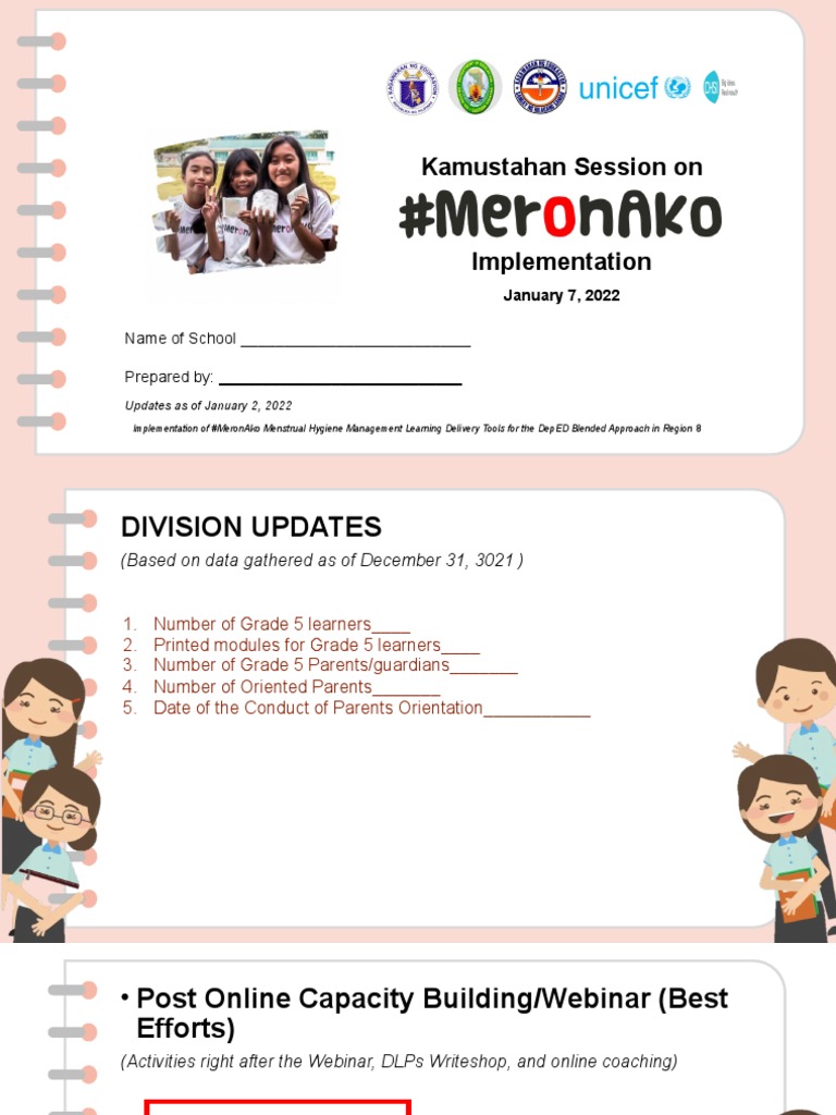 Kamustahan Session On: Name of School - Prepared By | PDF | Computing ...