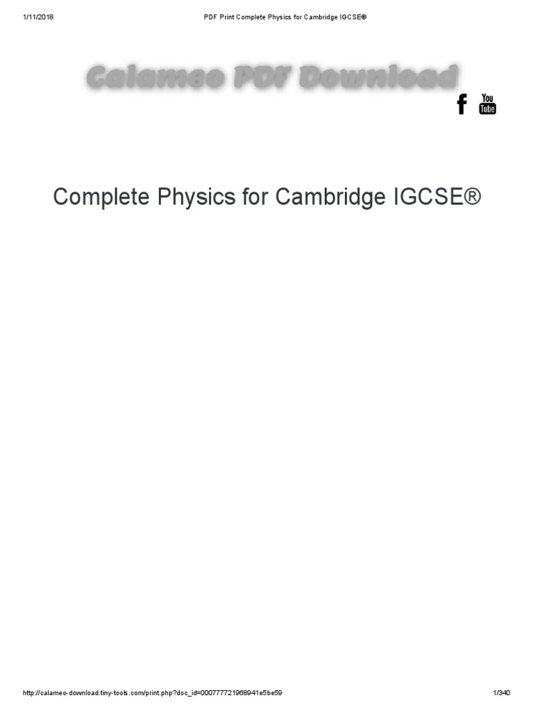 Textbook-Complete Physics For Cambridge Stephen Pople | PDF | Computer ...