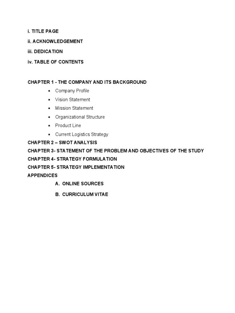 Logistics Company Vision and Mission | PDF