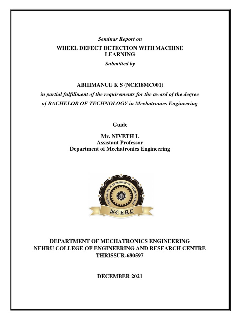 Wheel Defect Detection With Machine Learning Pdf Deep Learning Artificial Neural Network