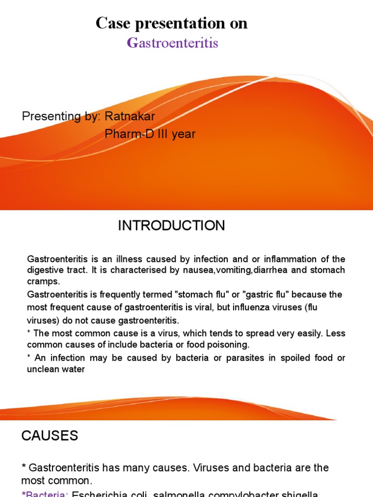Case Presentation On GASTROENTERITIS | PDF | Medical Specialties ...