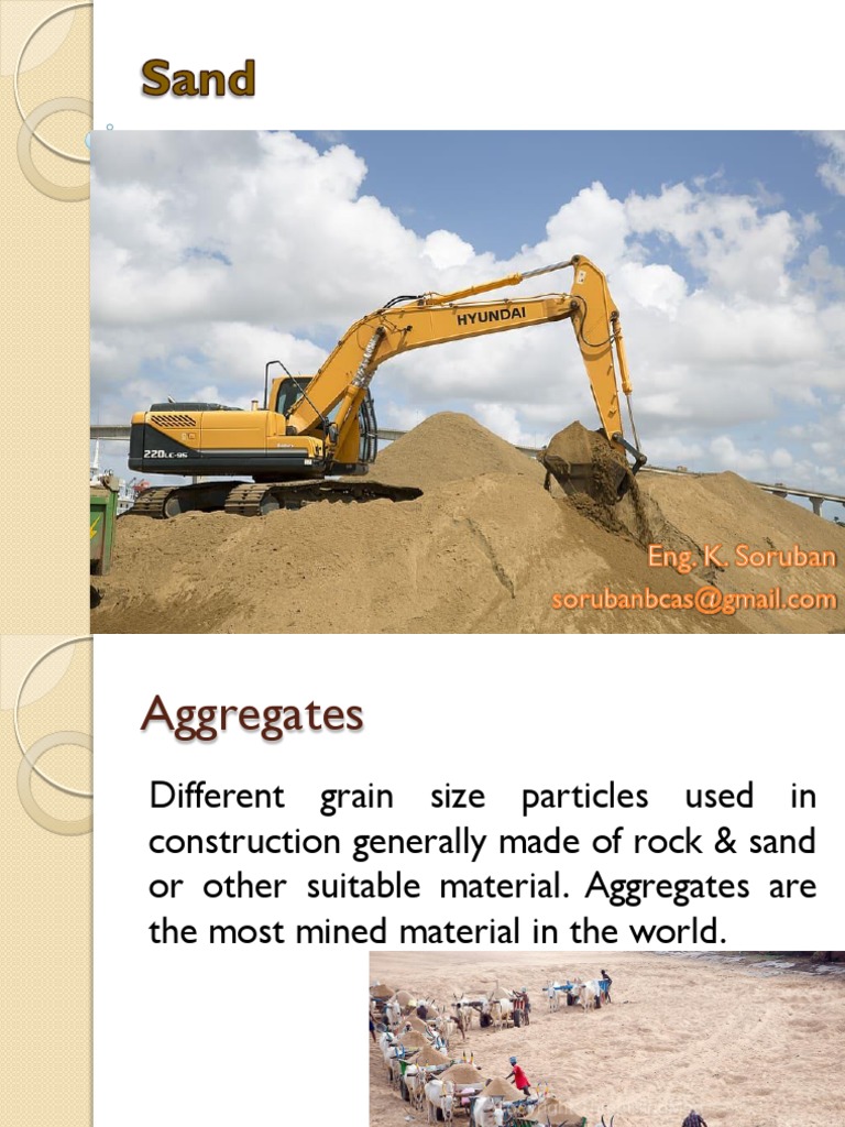 CM 04 - Sand | PDF | Sand | Concrete