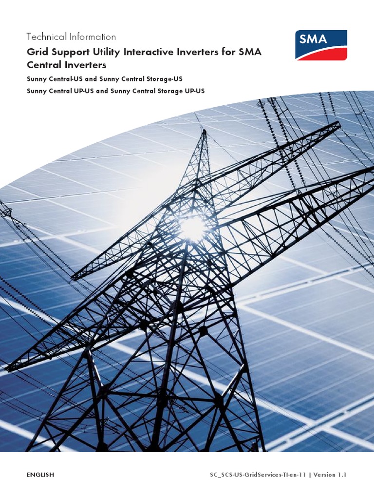 SC SCS US GridServices TI en 11 | PDF | Power Inverter | Electrical Grid