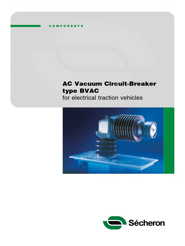 Disjunctor BVAC Scheron | PDF | Switch | Electricity