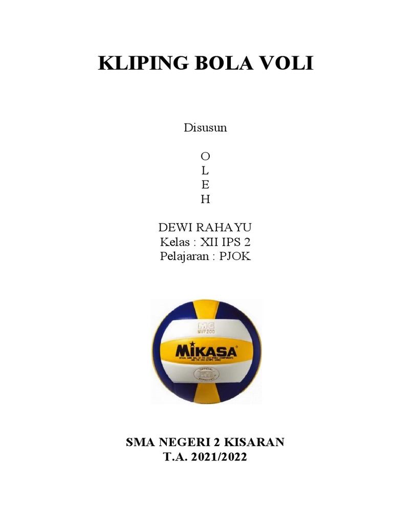 Sampul Kliping Bola Voli | PDF