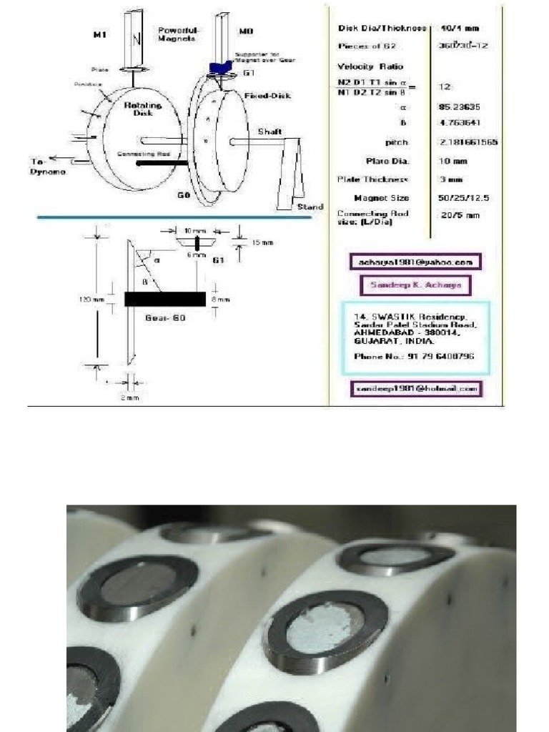 Perendev Magnetic Motor | PDF | Nature | Gear