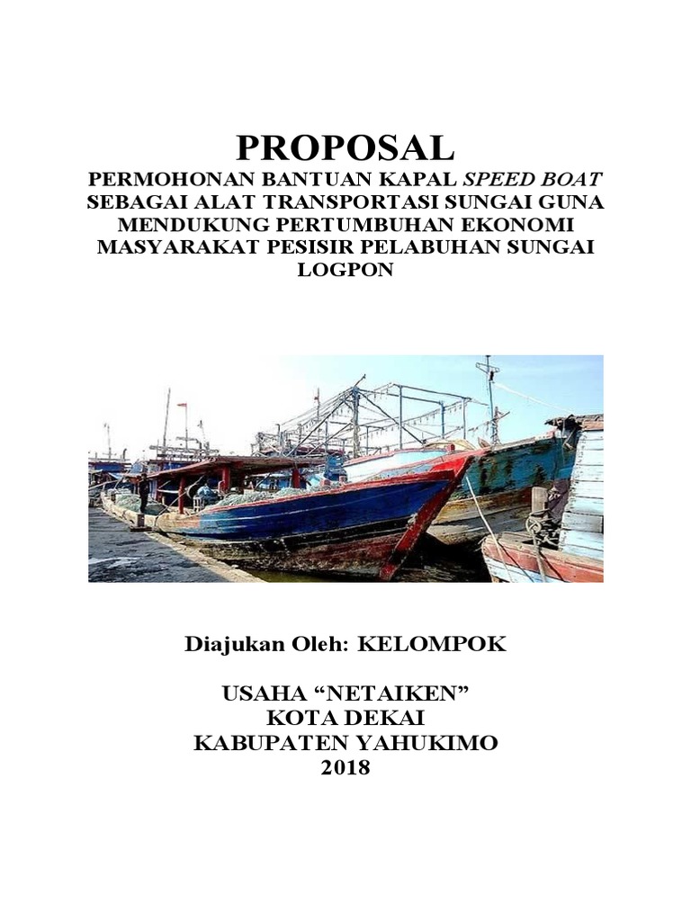 Proposal Nelayan | PDF