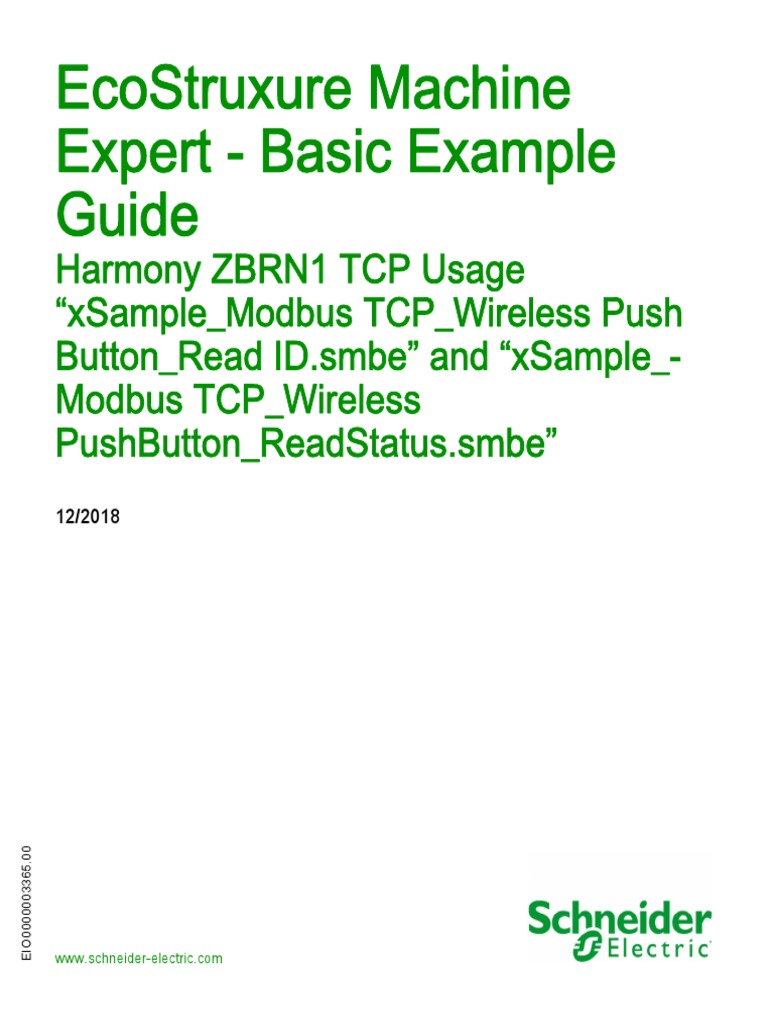 Ecostruxure Machine Expert - Basic Example Guide | PDF | Automation | Safety