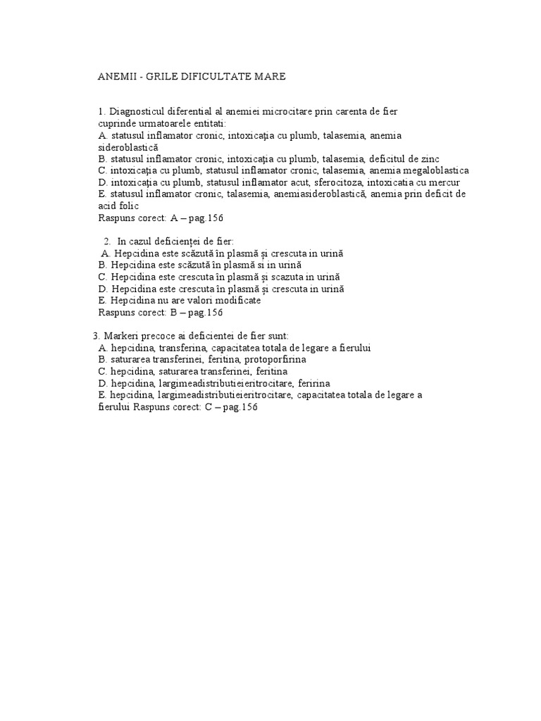 Grile-Pedi-Test-1 3 | PDF