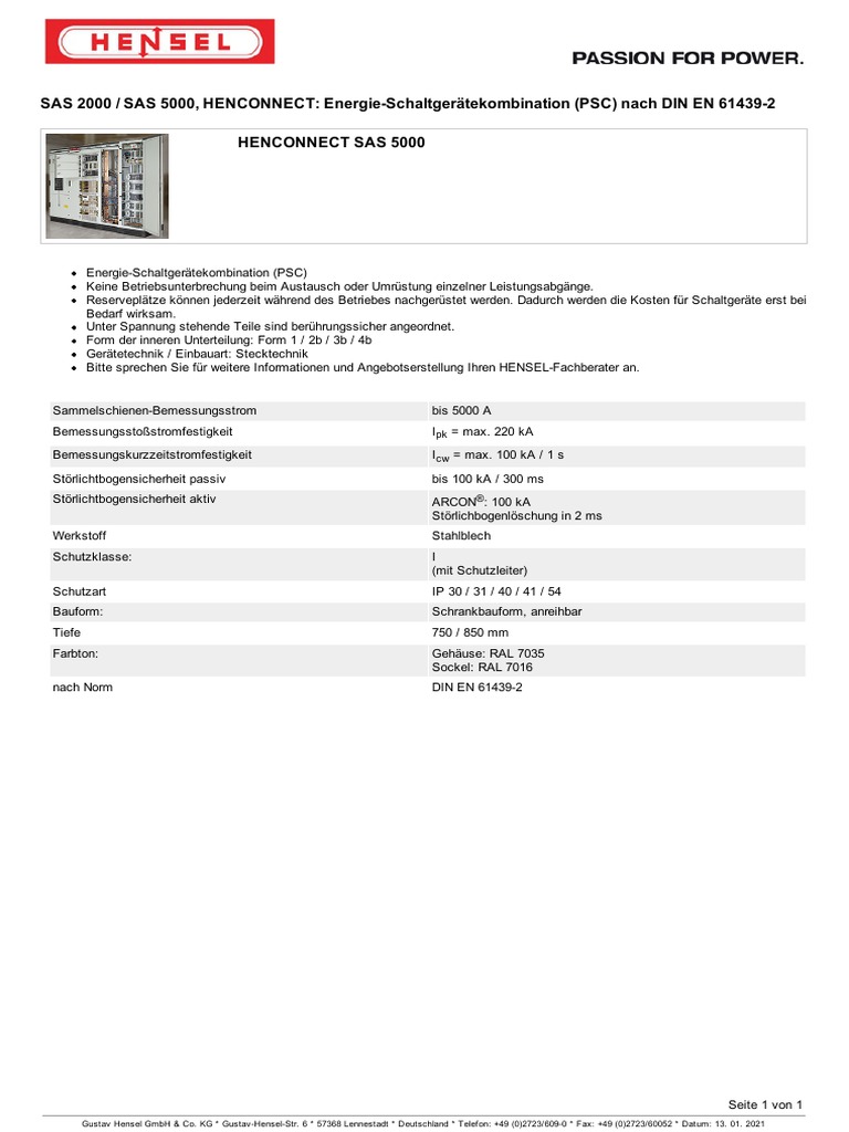 Hensel Electric | PDF