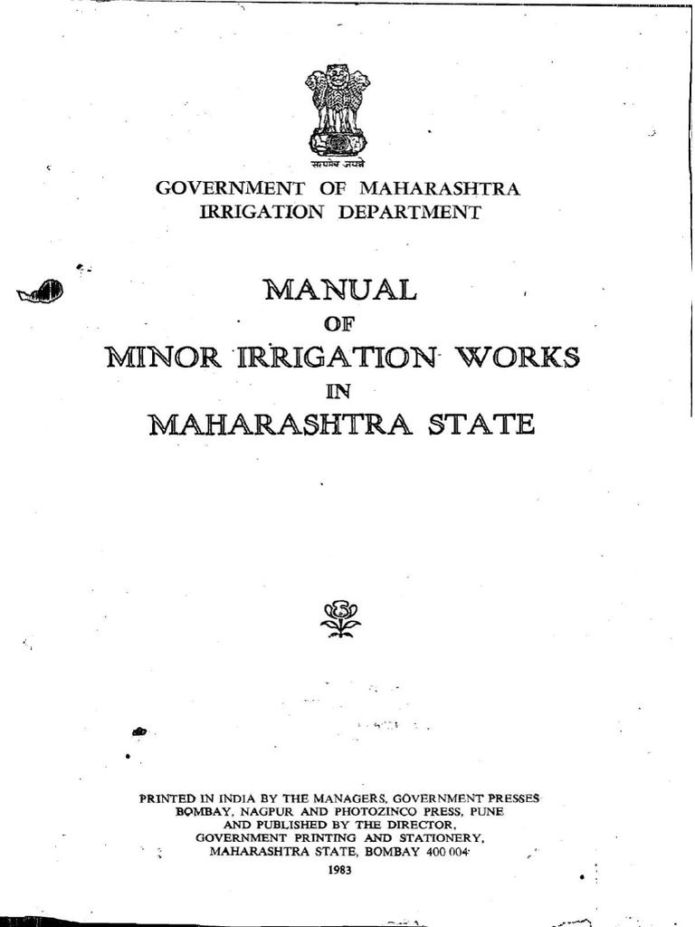 Minor Irrigation Works | PDF | Irrigation | Dam