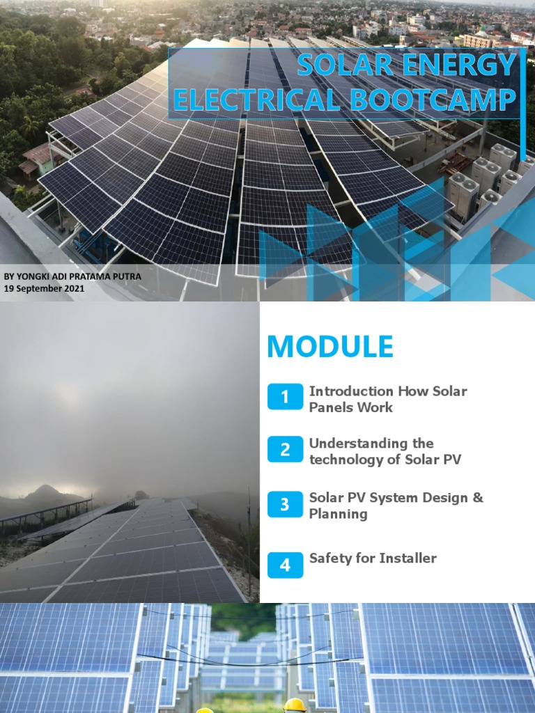 Day 1 - Introduction To Solar PV System by Yongki Adi P | PDF