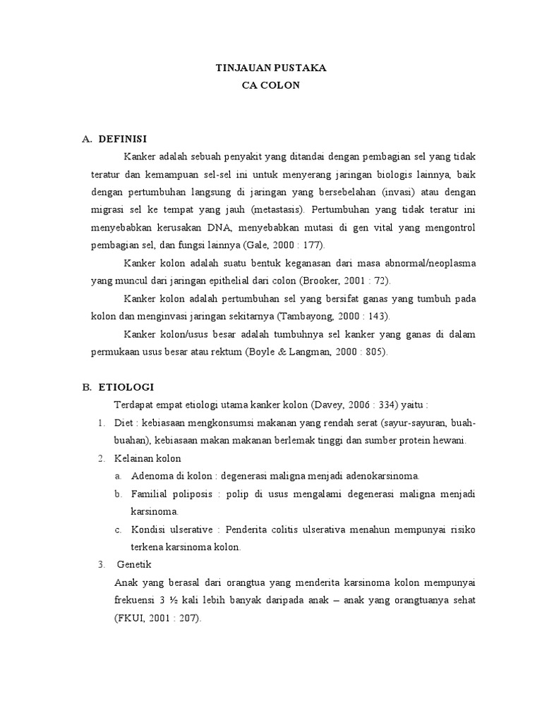 LP Tumor Colon Yudi Ners | PDF