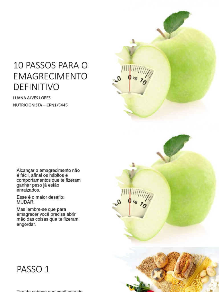 10 Passos para o Emagrecimento Definitivo | Download grátis PDF ...