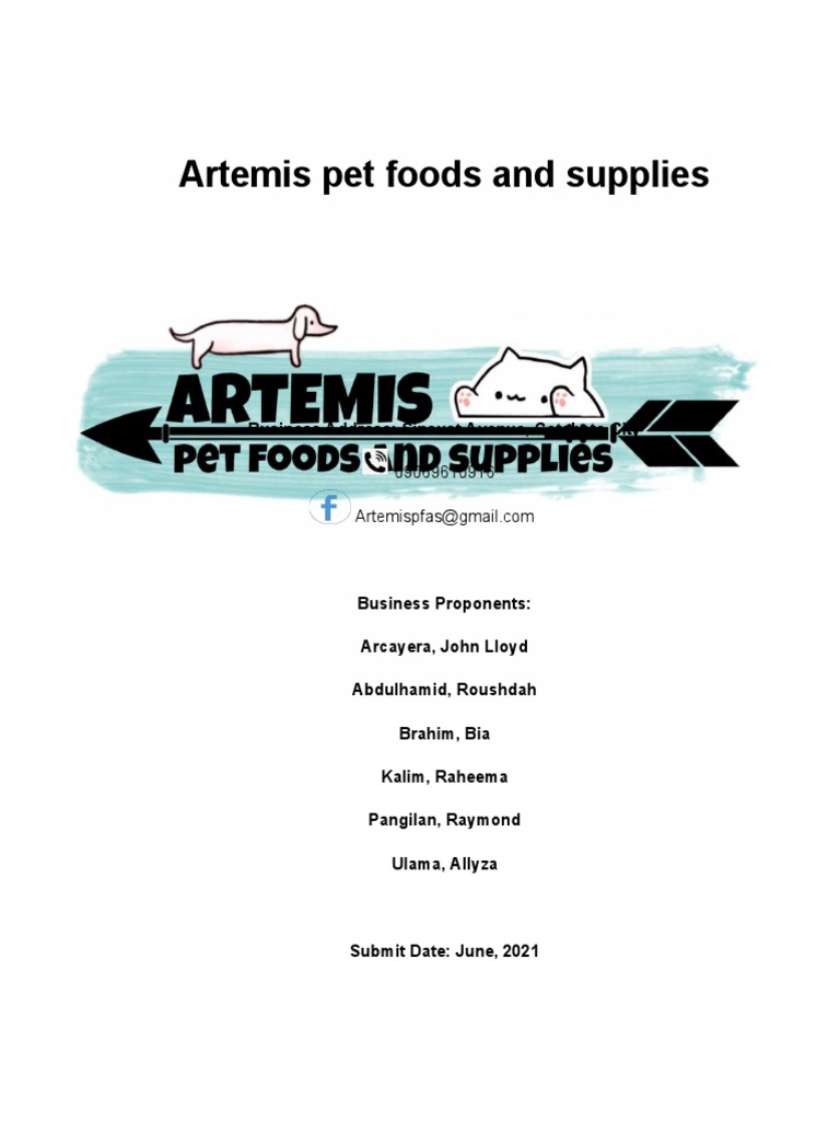 Artemis Pet Foods and Supplies-2 | PDF | Swot Analysis | Kitten