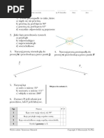 Proste Prostopadle W Przestrzeni | PDF