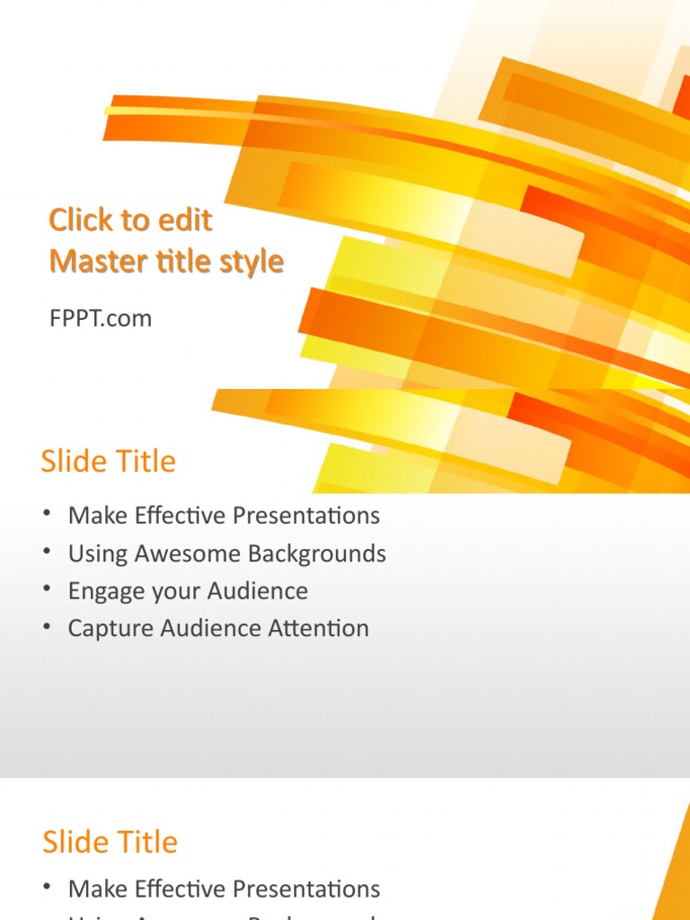 Background Yellow Template 16x9 | PDF
