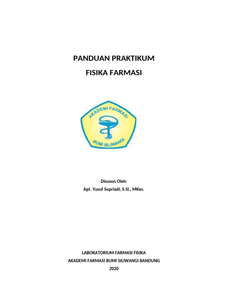 Modul Praktikum Fisika Farmasi Akfar Bumsil | PDF