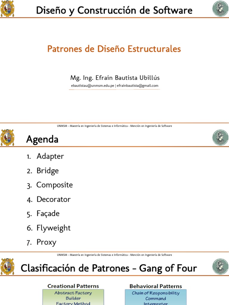 Patrones de Diseño - Estructurales | PDF | Ingeniería de software | Software