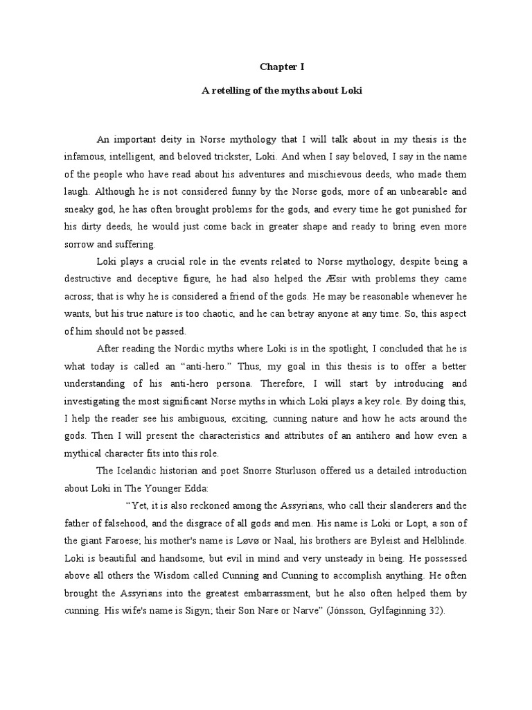 Loki: The Norse Anti-Hero Unveiled | PDF | Loki | Norse Mythology