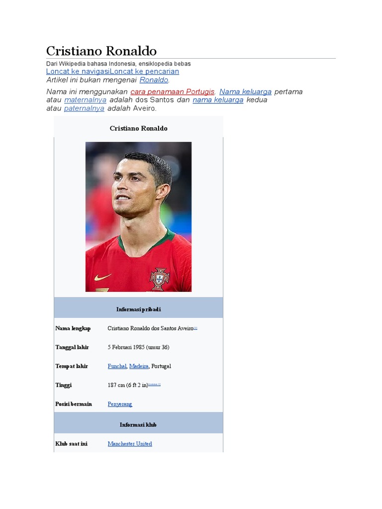 Cristiano Ronaldo | PDF