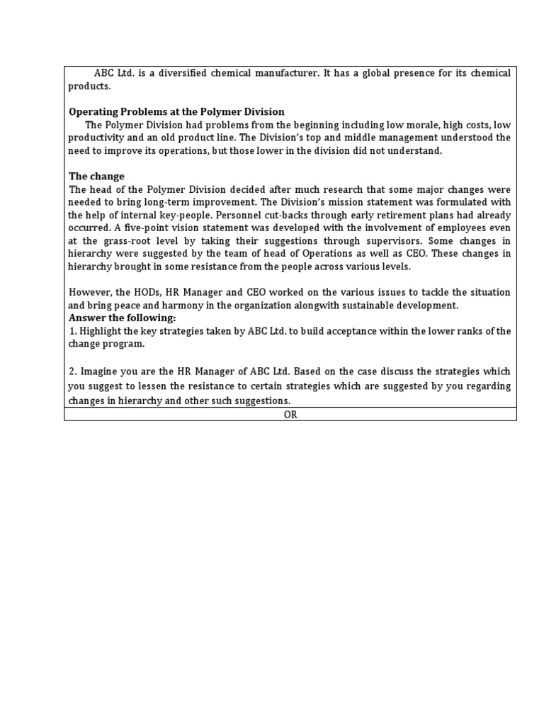 Cmod Case Study | PDF | Career & Growth | Business