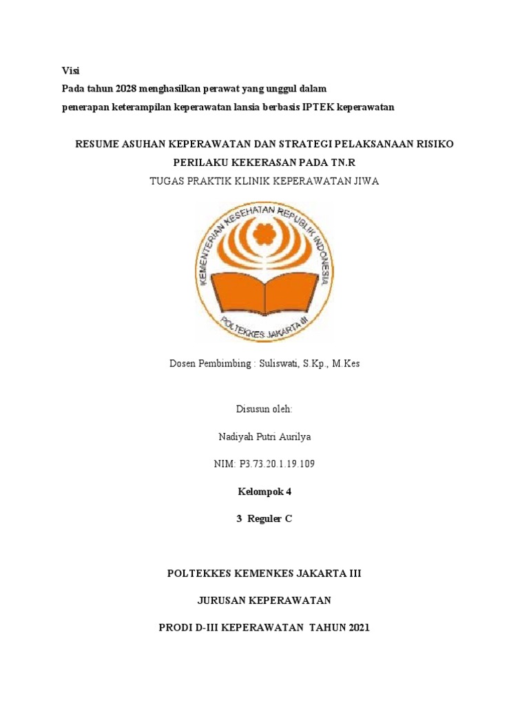 Resume Askep RPK TN.R | PDF