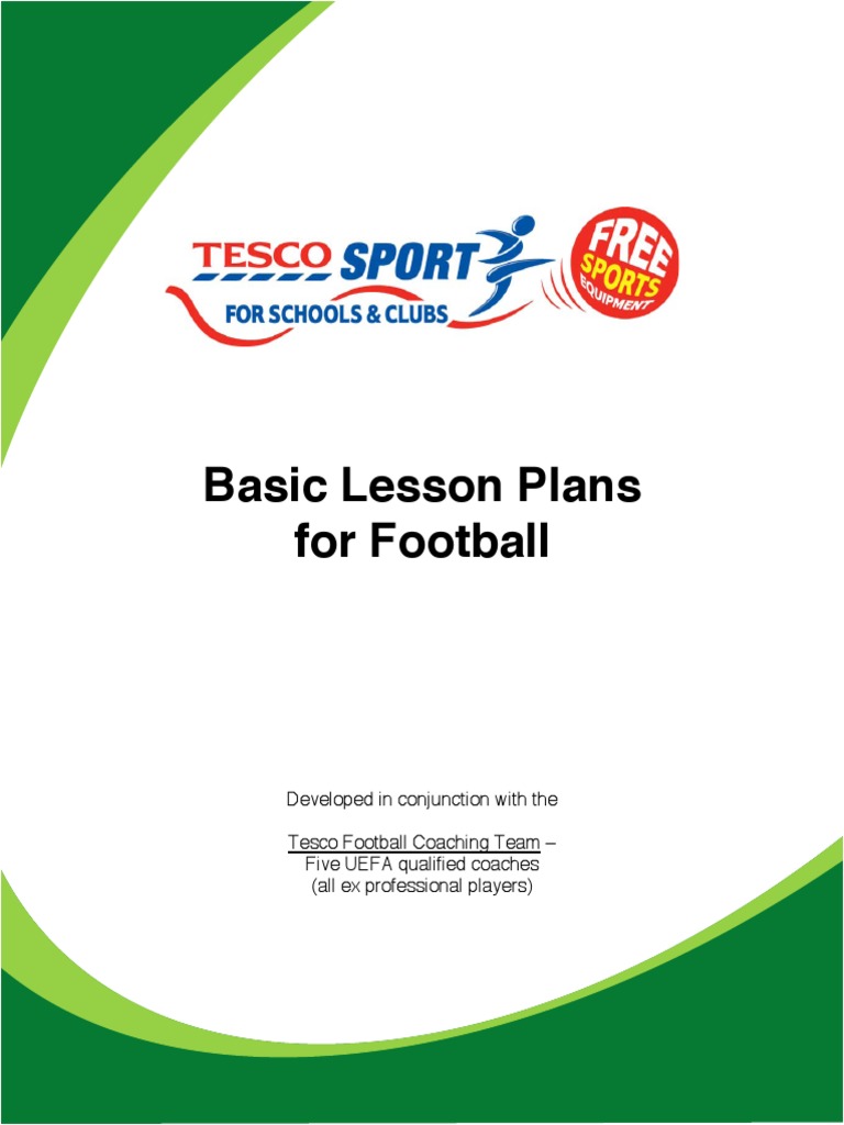 Basic Football Coaching Lesson Plans | PDF | Lesson Plan | Sports