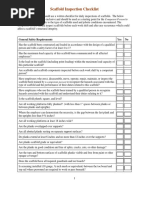 MEWP Daily Inspection Checklist | PDF