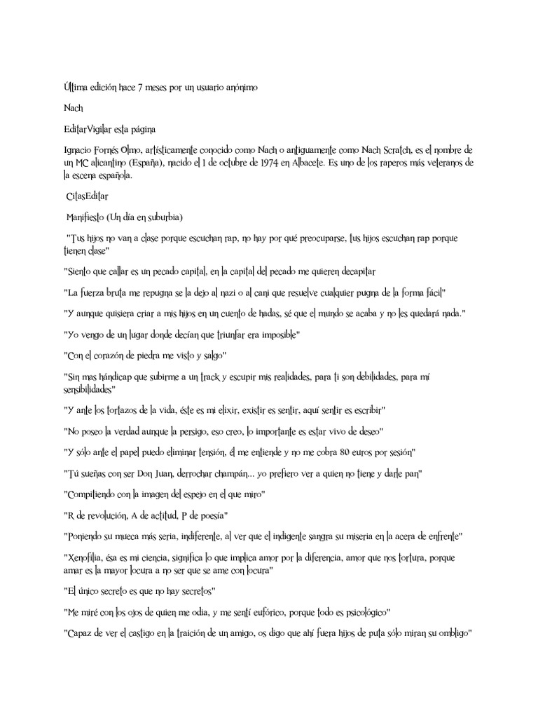 Nach Scratch | PDF | Amor