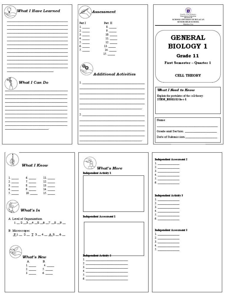 General Biology 1: Grade 11 | Download Free PDF | Biology | Life Sciences