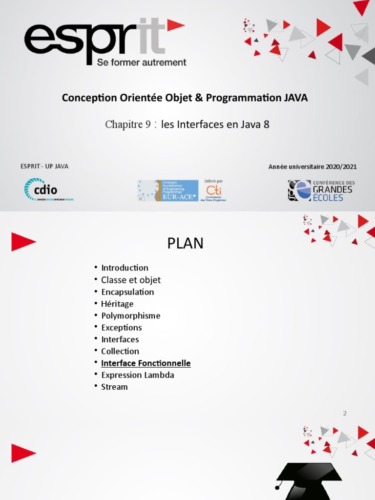 Chapitre9 Interfaces Fonctionelles Java 8pptx | PDF | Interface (Informatique) | Classe ...