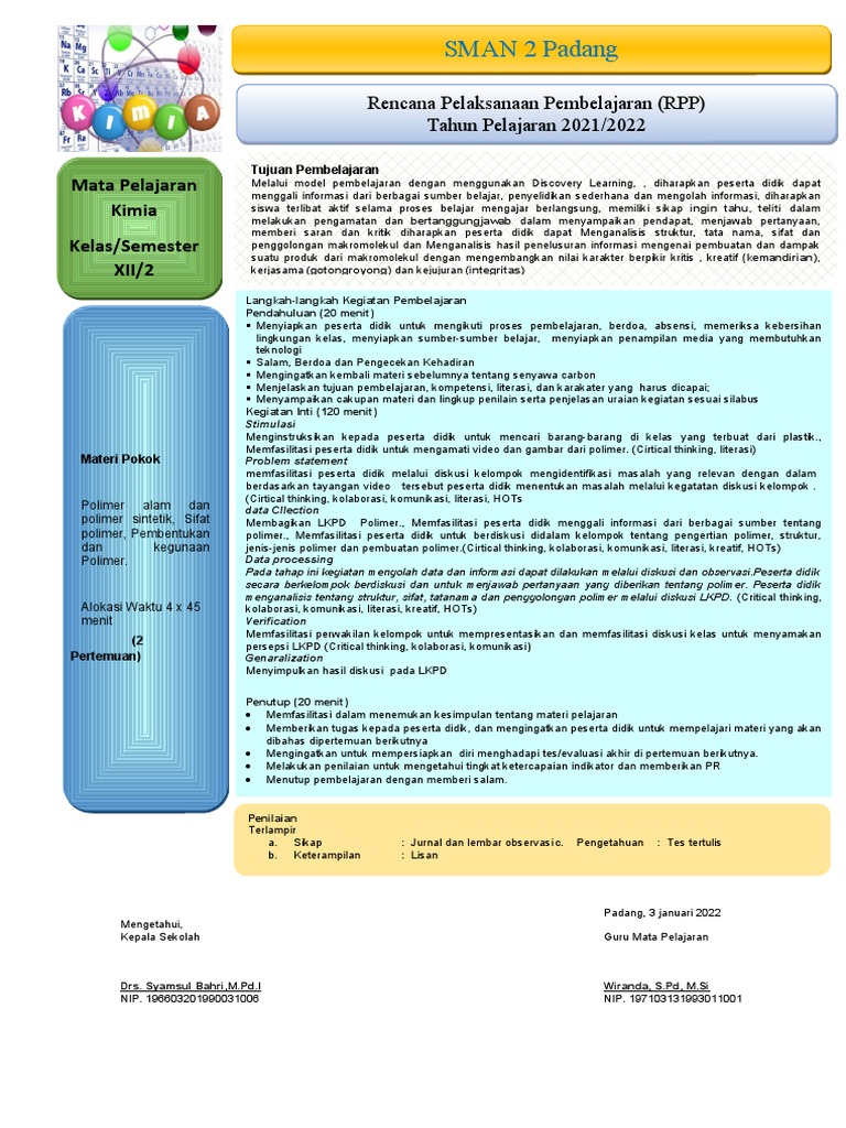 RPP Polimer 2022 | PDF
