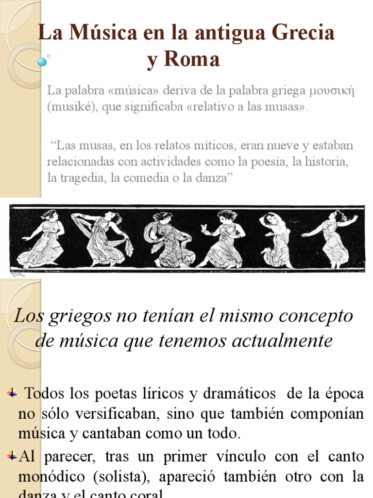 La Música en La Antigua Grecia y Roma | PDF | Antigua Grecia | Musicología