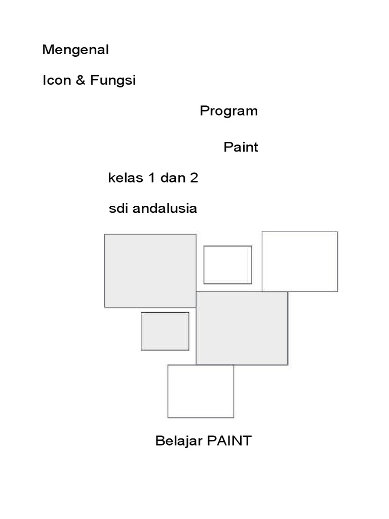 Materi Paint Kelas 1 Dan 2 | PDF
