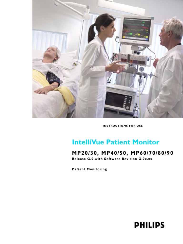Manual Monitor Philips MP | PDF | Computer Monitor | Electrocardiography