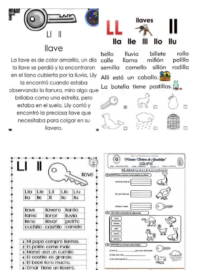 Lla Lle Lli Llo Llu | PDF