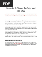 Script For Tourguiding | PDF | Travel
