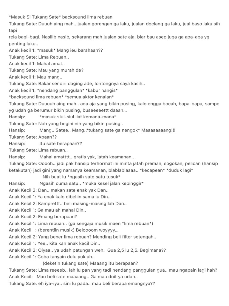 Contoh Teks Longser | PDF