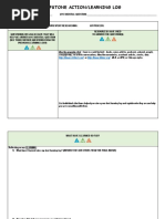 Learning Log Template | PDF