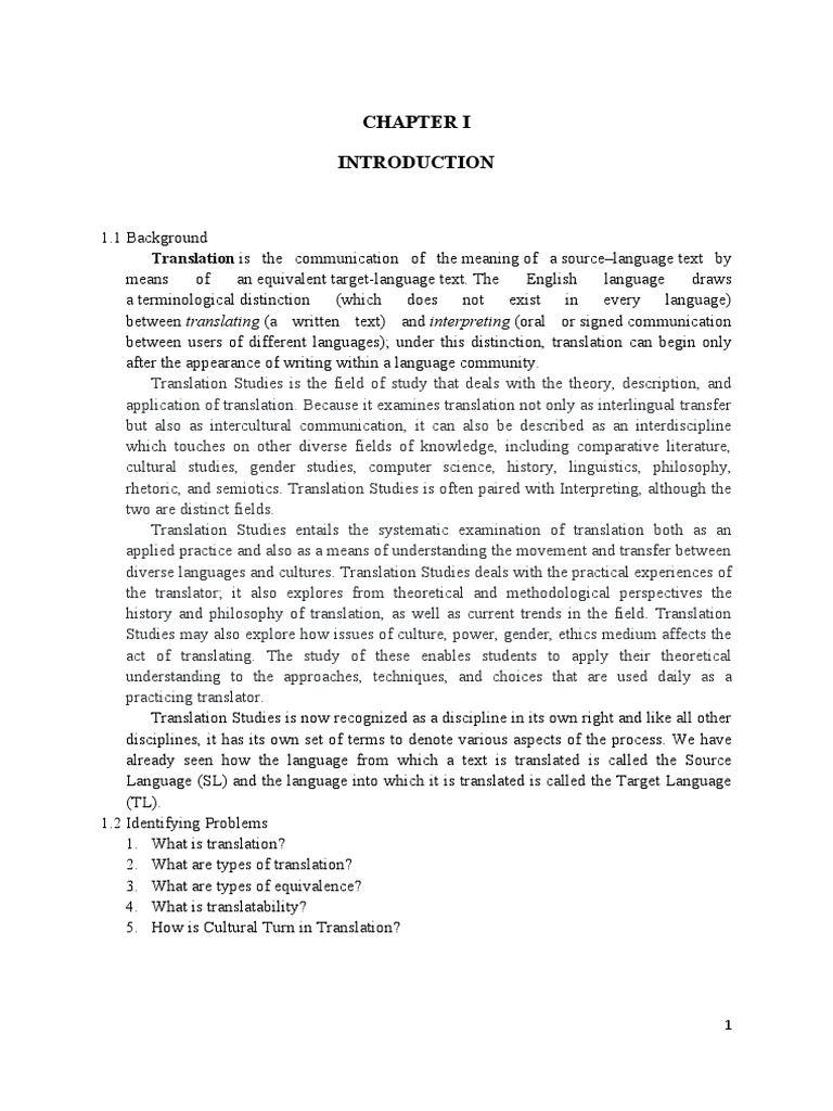 Translation Is The Communication of The Meaning of A Source-Language Text by | PDF ...