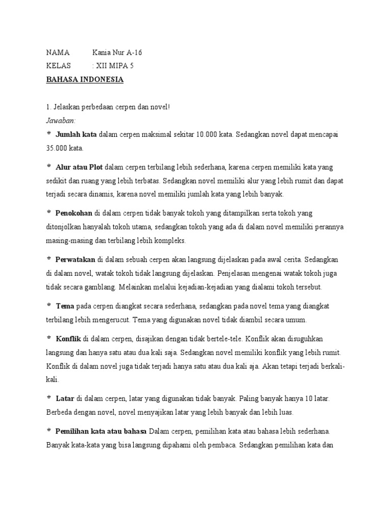 Tugas B Indonesia | PDF