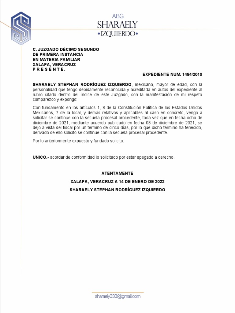 Continuar Secuela Procesal | PDF