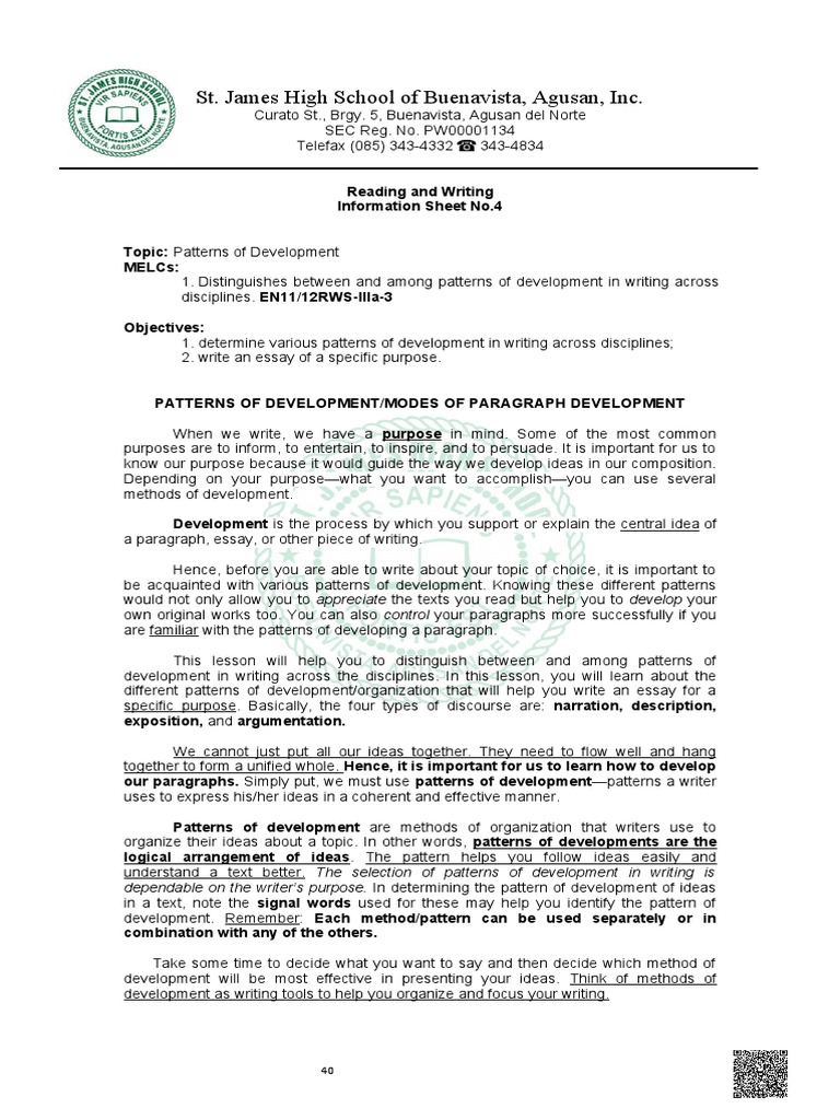 Module 5: Reading and Writing | PDF | Senses | Definition