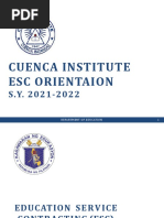 ESC and SHS Voucher Program Overview | PDF | Career & Growth