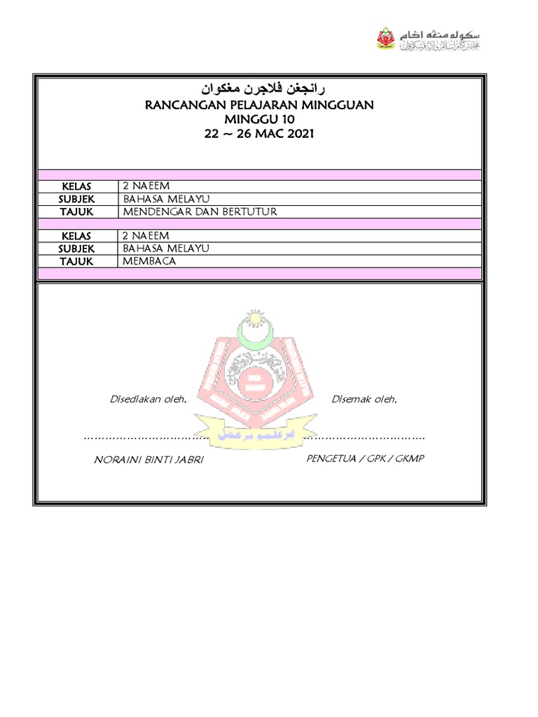 RPH BM M10 2021 | PDF
