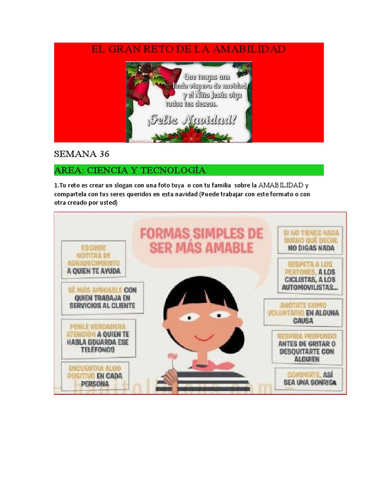 El Gran Reto de La Amabilidad | PDF